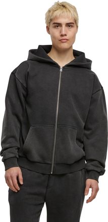 Urban Classics Herren Kapuzenpullover Vintage Heavy Zip Hoodie, lässiger Männer Hoodie mit Zipper, aus Schwerer Baumwollmischung, Größen S - 5XL