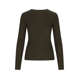 Max Mara Pulls &agrave; col rond - Femme - Pulls - Vert - Taille: 40 FR