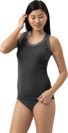 Mey Tagw&auml;sche Serie Wool Expressive Damen Tops breiter Tr&auml;ger Thunder Grey (XL)