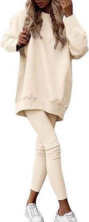 Generic Surv&ecirc;tement pour femme - Surv&ecirc;tement de sport - Tenue de fitness - Pull et pantalon de jogging - Tendance - Pour le yoga, lentra&icirc;nement, le jogging, l