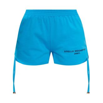 Stella McCartney Shorts mit Logo - - Swimwear - Damen - Blau - XS
