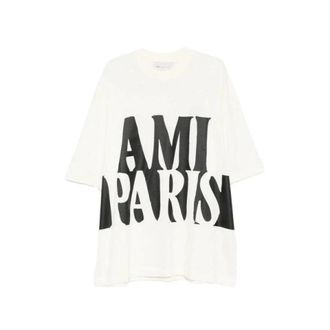Ami Homme, Tops, Blanc, Taille: 2XL T-Chemises