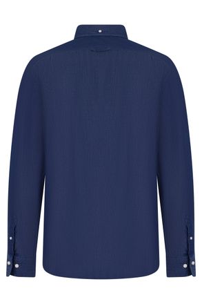 GANT Mens Shirt Slim Fit Blue Cotton