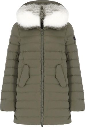 Peuterey Femme, Manteaux, Vert, Taille: 36 FR Veste Rembourr&eacute;e