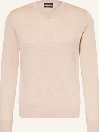 Strokesman's Strokesmans Pullover Aus Merinowolle beige