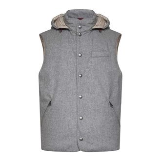 Brunello Cucinelli Homme, Vestes, Gris, Taille: S Vestes
