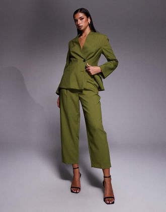 River Island Hose in Gr&uuml;n mit geradem Schnitt