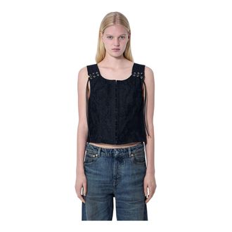 Our Legacy Femme, Tops, Noir, Taille: 34 FR Tough Vest