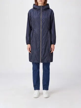 Herno Imperm&eacute;able mi-long en nylon ultra-l&eacute;ger avec capuche et cordon de serrage