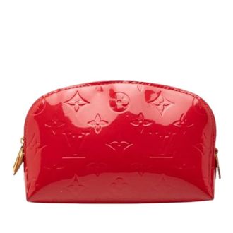 Louis Vuitton Pre-owned Monogram Vernis Zip Pouch - - Pre-owned - Damen - Rot - ONE SIZE