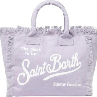 Saint Barth Femme, Sacs, Violet, Taille: ONE Size Vanity Tote Bag
