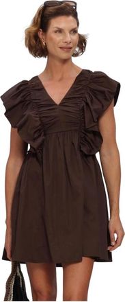 Y.A.S Yasmagly SL Kleid - - Dresses - Damen - Braun - L