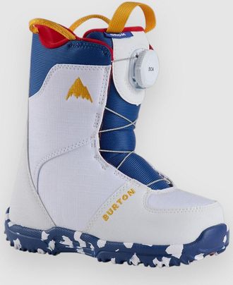 Burton Grom BOA 2027 Kids Snowboard-Boots white