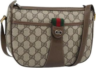 Gucci Sac bandouli&egrave;re vintage GG Canvas Pre-owned - Femme - Pre-owned - Brun - Taille: ONE Size