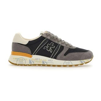 Premiata Herren Sneakers aus Wildleder und Nylon - - Shoes - Herren - Grau - 41 EU