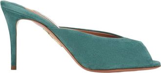 Aquazzura Femme, Chaussures, Vert, Taille: 37 1/2 EU Secret Mule 85