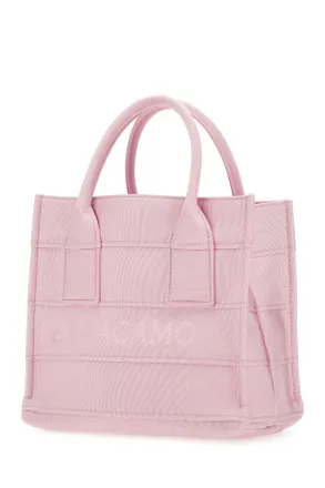 Ferragamo Womens Pink Fabric Beach S Handbag Bubblegum Borse A Mano Bag
