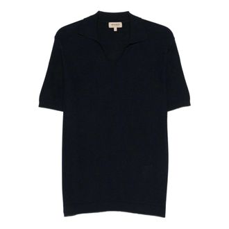 Woolrich Homme, Tops, Bleu, Taille: S Polo en maille de cr&ecirc;pe de coton