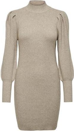 Only Only Femme Onlkatia L/S Dress KNT Noos Robe, Mocha Meringue/D&eacute;tail:w. Melange, XL EU
