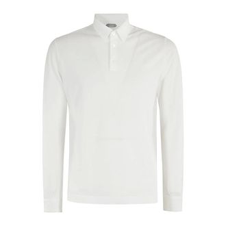 Zanone Homme, Tops, Blanc, Taille: 3XL Polo Chemises