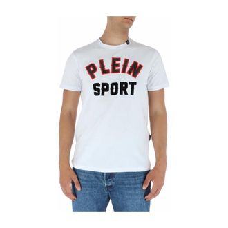 Plein Sport Bedrucktes Wei&szlig;es Herren T-Shirt - - Sport - Herren - Wei&szlig; - S