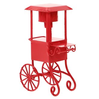 SOLUSTRE Miniatur Popcornmaschine f&uuml;r Kino Puppenhaus Kleine Snackmaschine mit Knopf Bedienung Tragbar Effizientes Heizsystem f&uuml;r Filmabend und Party