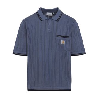 Carhartt Work in Progress S/S Ramsey Polo - - Tops - Herren - Blau - XL