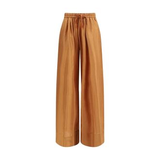 Forte_Forte Femme, Pantalons, Brun, Taille: 42 FR The Pants