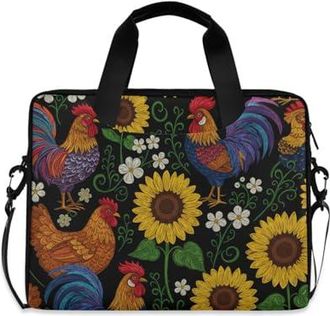 Alaza Sac pour ordinateur portable de 40,6 &agrave; 15,6 pouces - Sac &agrave; bandouli&egrave;re pour ordinateur portable de 40,6 &agrave; 15,6 - Sac fourre-tout pour ordinateur porta