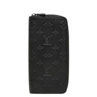 Louis Vuitton Pre-owned Monogram Shadow Long Zipper Wallet - - Pre-owned - Herren - Schwarzk - ONE SIZE