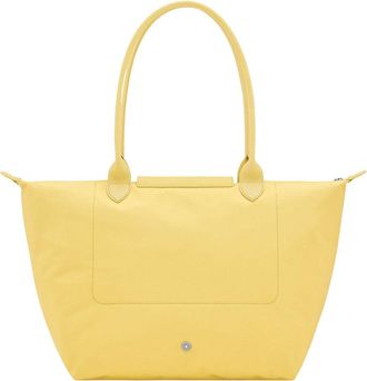 Longchamp Womens Shoulder Bag Le Pliage Original Yellow Polyamide