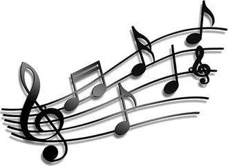 Garneck Metall Musiknoten Wanddekoration Schwarzes Musikthema Wandbild aus Metall für Wohnzimmer Büro Party Dekoratives Musiknotenzeichen