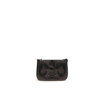 Maison Margiela Femme, Sacs, Noir, Taille: ONE Size Sac bandouli&egrave;re en cuir dagneau
