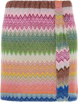 Missoni Embroidered Mini Skirt