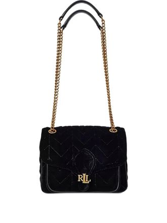 Lauren Ralph Lauren quilted chain-strap shoulder bag - Schwarz