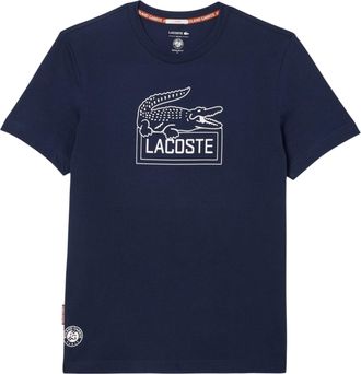 Lacoste Roland Garros Edition T-Shirt f&uuml;r Herren (Blau)
