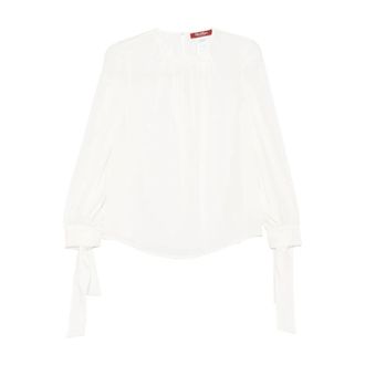 Max Mara Blusa Edotto - - Blouses & Shirts - Damen - Wei&szlig; - M