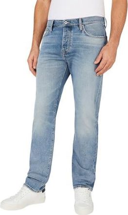 Pepe Jeans London Homme Straight Non Extensible Pm207394, Bleu (Denim-MI9), 32W/30L