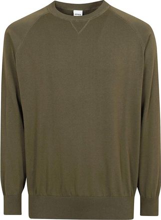 Aspesi Homme, Pulls, Vert, Taille: XL Pull ras du cou en coton