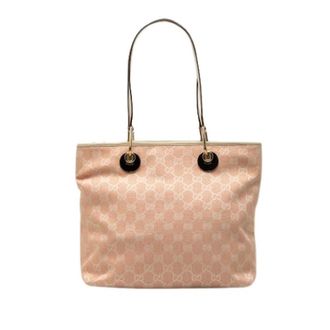 Gucci Pre-owned Vintage Canvas Schultertasche - - Pre-owned - Damen - Rosa - ONE SIZE