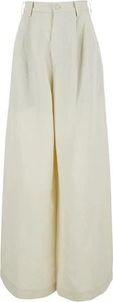 Uma Wang UMA Wang, Femme, Pantalons, Blanc, Taille: 38 FR Paella Pants