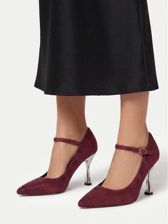 Nine West High Heels CEO-LP90858-296 Dunkelrot