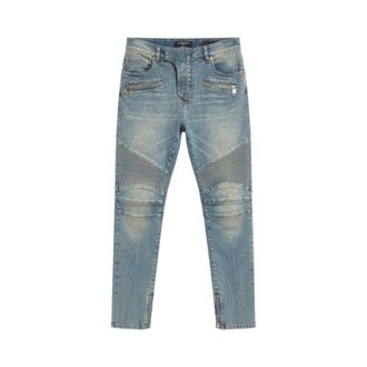 Balmain Slim-fit Biker-Jeans - - Jeans - Herren - Blau - W30