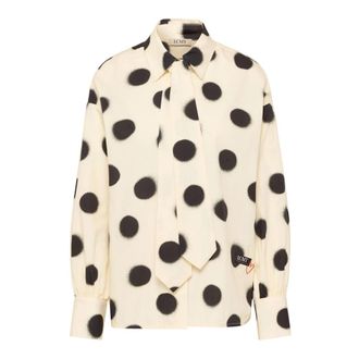 LeComte Print Shirt - - Blouses & Shirts - Damen - Beige - M