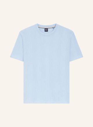HUGO BOSS Schlafshirt Structure blau