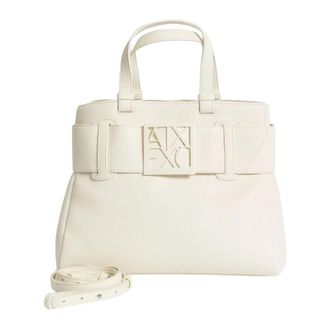 A|X Armani Exchange Femme, Sacs, Blanc, Taille: ONE Size Susie Soft Handbag