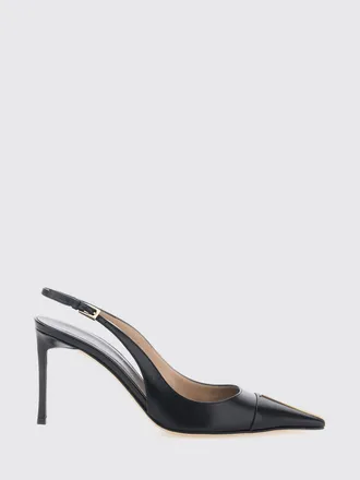 Tom Ford Escarpins slingback en cuir lisse avec talon aiguille et monogramme