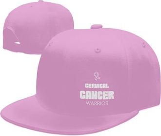 Generic Sensibilisation des Guerri&egrave;res du Cancer du Col De LUt&eacute;rus Femme Homme Strapback Cap Anti-UV Snapback Chapeau R&eacute;glable Casquette De Baseball pour Spor