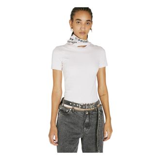 Y / Project Triple Collar Fitted T-Shirt - - Tops - Damen - Rosa - XS