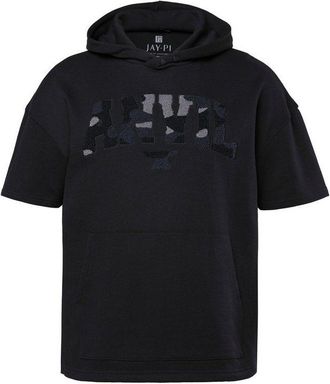 JP1880 Sweatshirt Hoodie Bauchfit Fitness Halbarm Print bis 7 XL